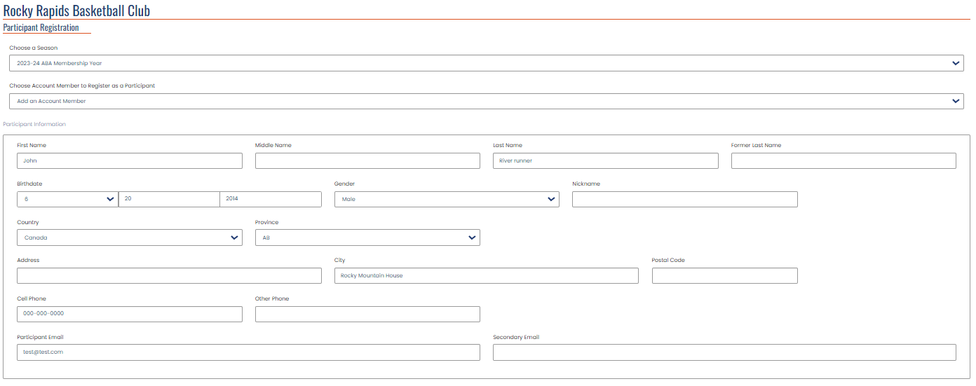 Rocky Rapids Basketball Club : Website by RAMP InterActive